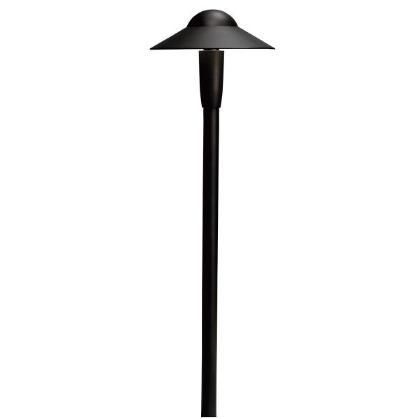 6″ Dome Pathway & Spread Light – Black – The Classic Landscape Company ...